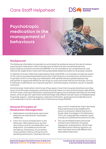 Evaluating the clinical impact of National Dementia Behaviour Support ...