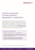 Guide to using the Cornell scale for depression in dementia